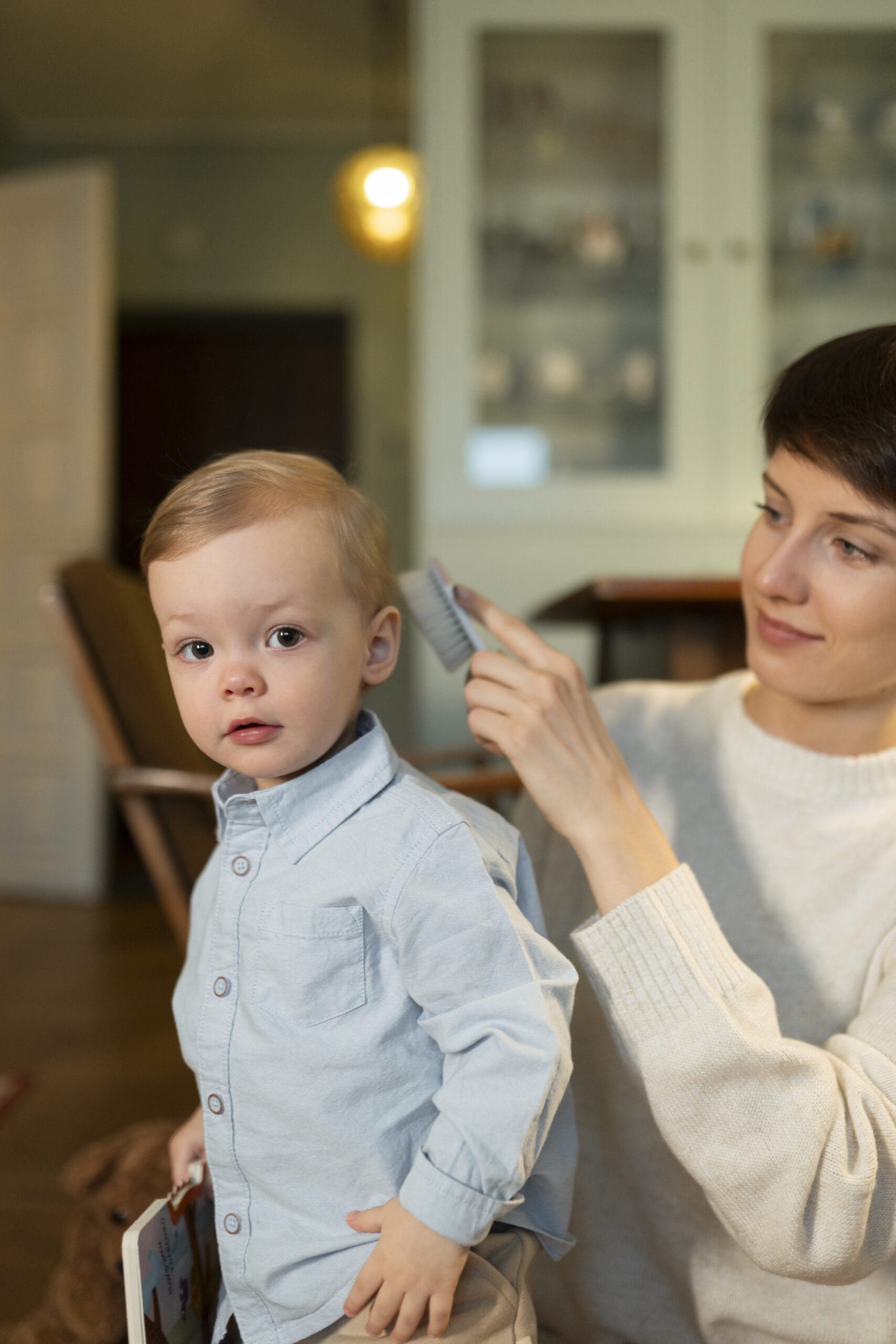 Cuidados ao fazer o primeiro corte de cabelo do bebê